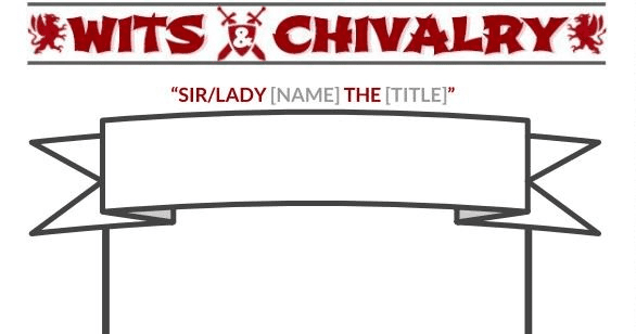 Wits & Chivalry Character Sheet | RPG Item | RPGGeek