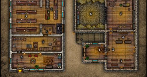 VTT Map Set 081: Bank, General Store & Sheriff's Office with Jail and ...