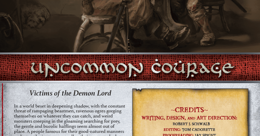 Uncommon Courage | RPG Item | BoardGameGeek