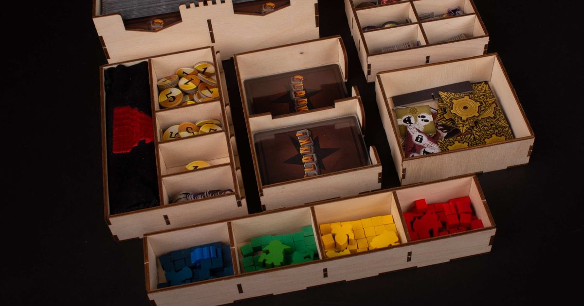 Clank!: Laserox Organizer | Board Game Accessory | BoardGameGeek