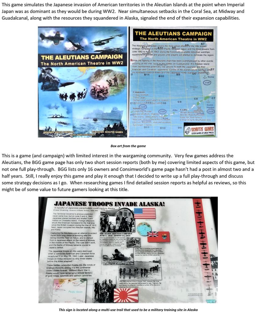 Detailed and Illustrated AAR of a Long Campaign | The Aleutians ...