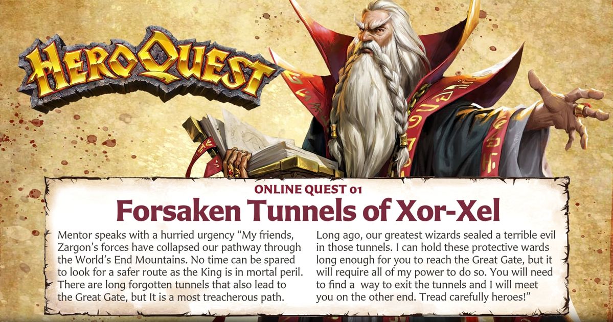 HeroQuest: Forsaken Tunnels of Xor-Xel | Board Game | BoardGameGeek