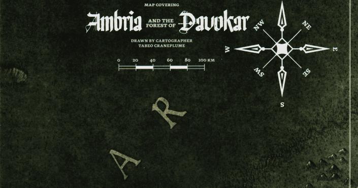 Ambria and Davokar Map | RPG Item | RPGGeek
