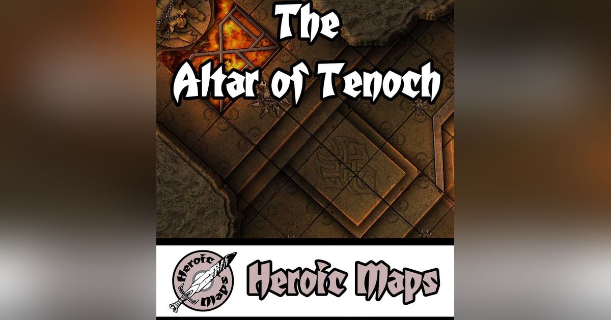 Heroic Maps: The Altar of Tenoch | RPG Item | RPGGeek