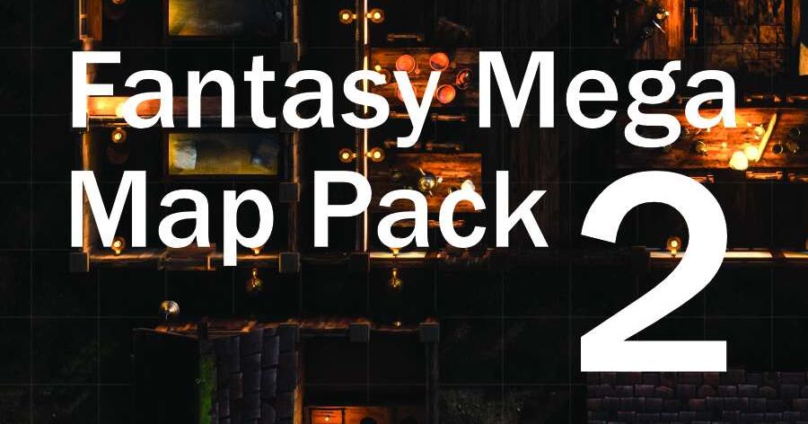 Fantasy Mega Map Pack 2 | RPG Item | RPGGeek