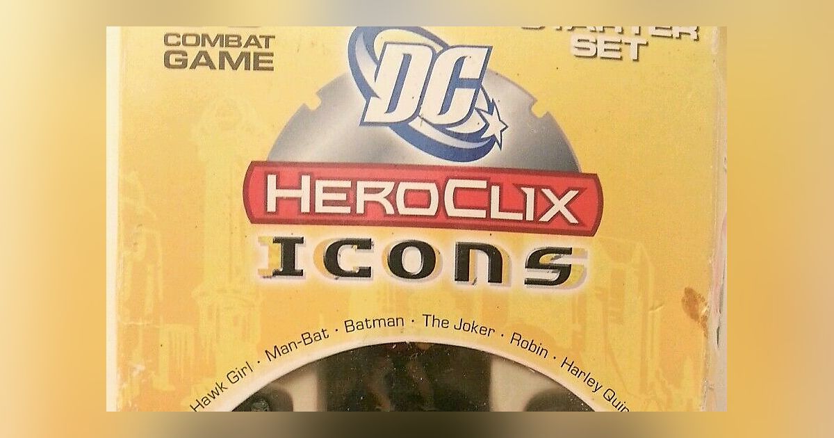 DC HeroClix: Icons Starter Set | Board Game | BoardGameGeek