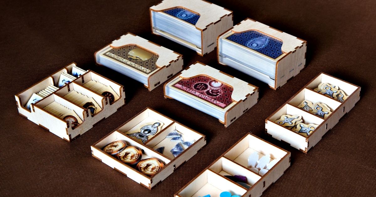 Tuareg: reDrewno Insert | Board Game Accessory | BoardGameGeek