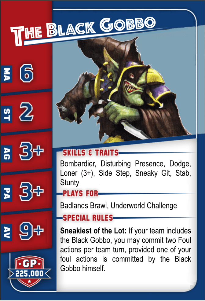 New Style Star Player Cards | Blood Bowl: Second Season Edition