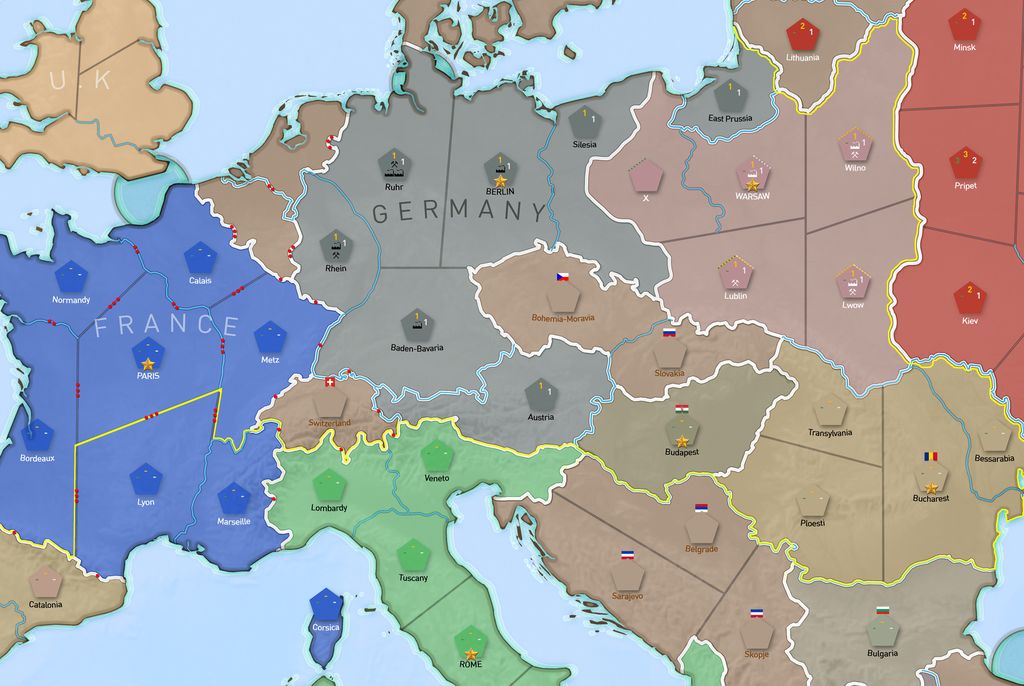 Map design (part 1) | CHASING THE HOLY GRAIL OF WARGAMES: Game Design ...