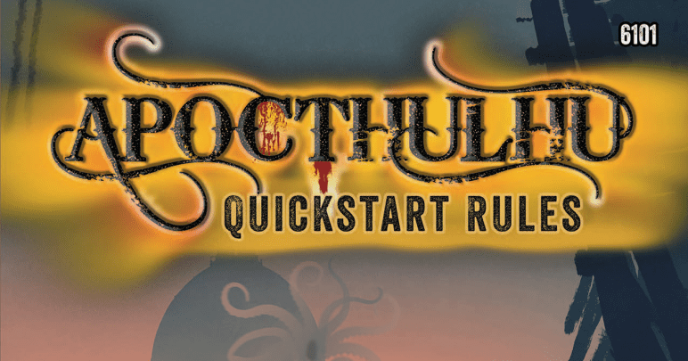 APOCTHULHU Quickstart Rules | RPG Item | RPGGeek