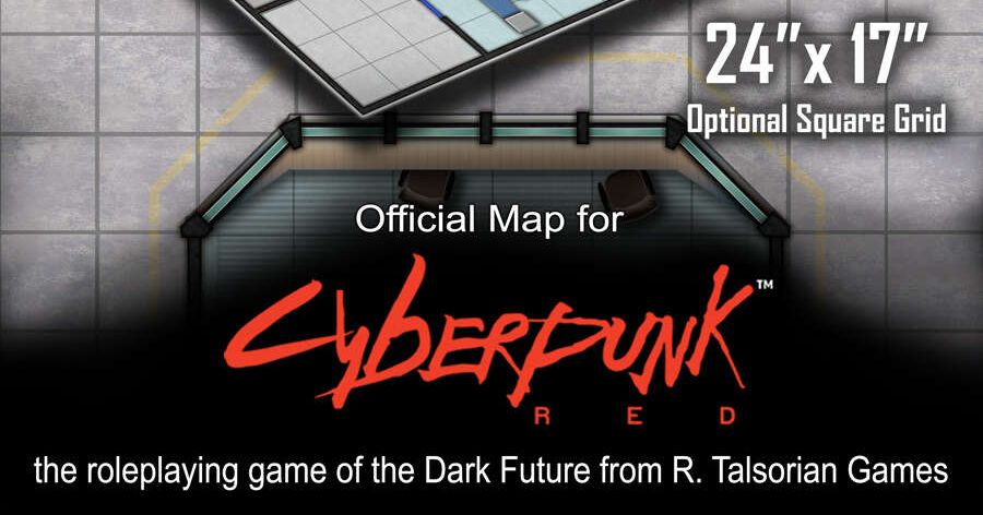 Cyberpunk RED Battle Map: Municipal Building | RPG Item | RPGGeek