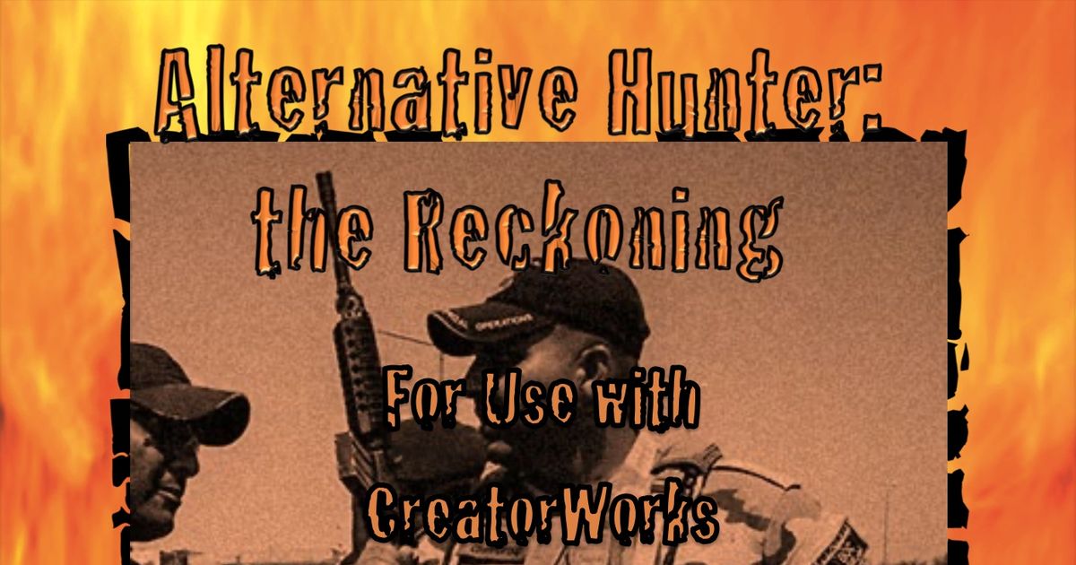 Alternative Hunter: The Reckoning | RPG Item | RPGGeek