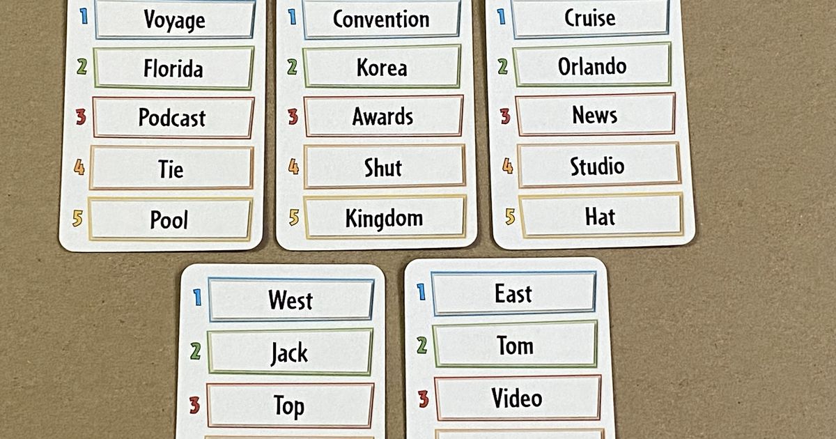 Just One: Dice Tower 2021 Promo Pack | Board Game | BoardGameGeek