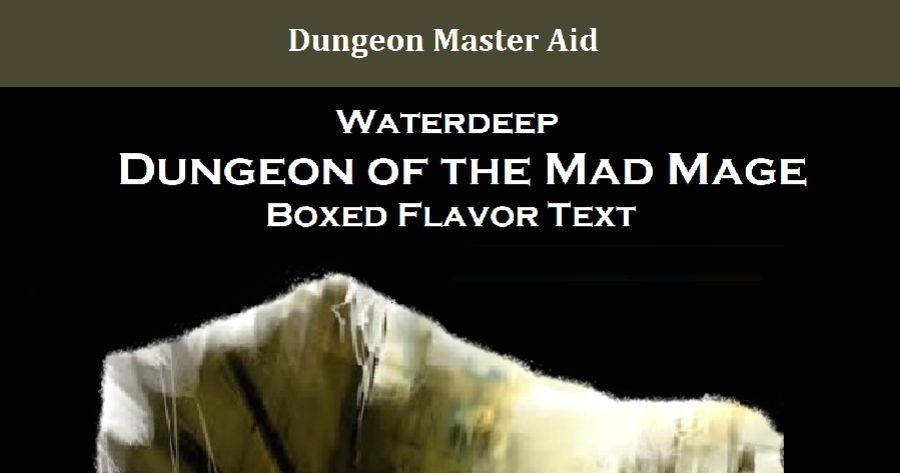 DotMM Boxed Flavor Text and Combat Tracker: Level 3 - Sargauth Level ...