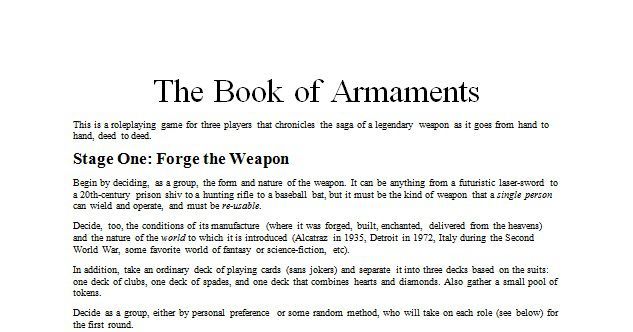 15135: The Book of Armaments | RPG Item | RPGGeek