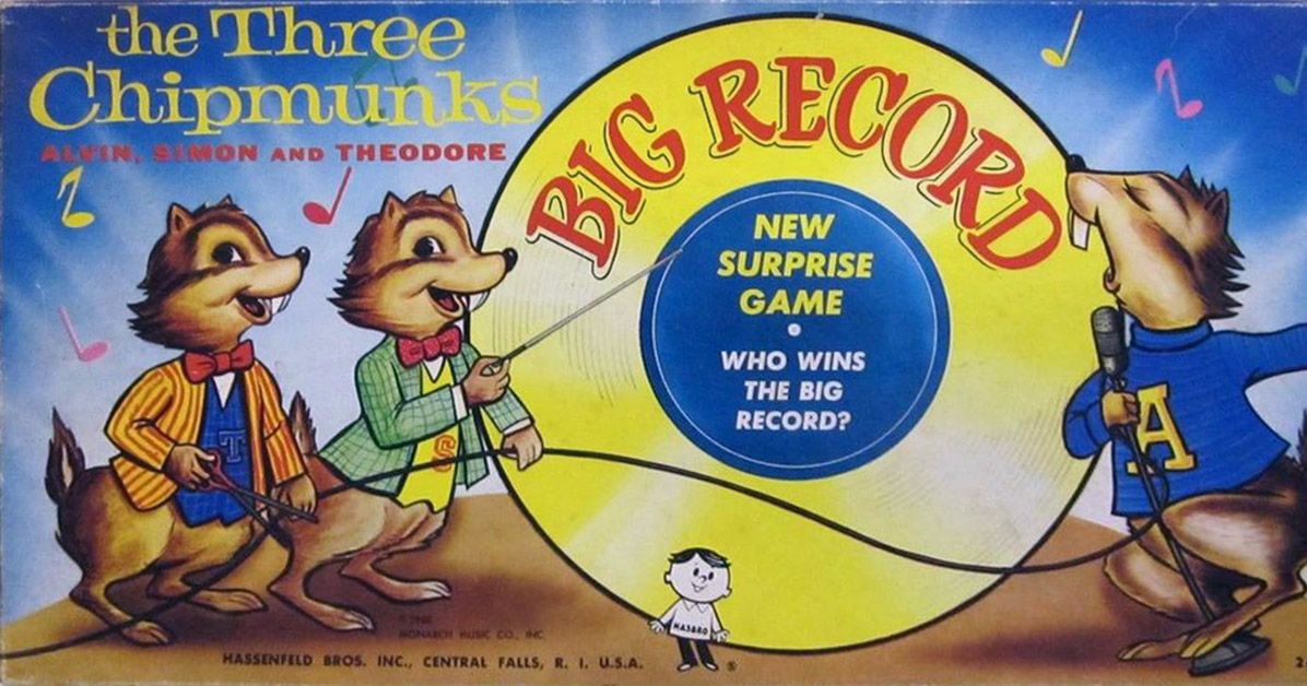 The Three Chipmunks Big Record | Board Game | BoardGameGeek