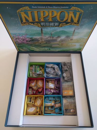 Origami storage for board games