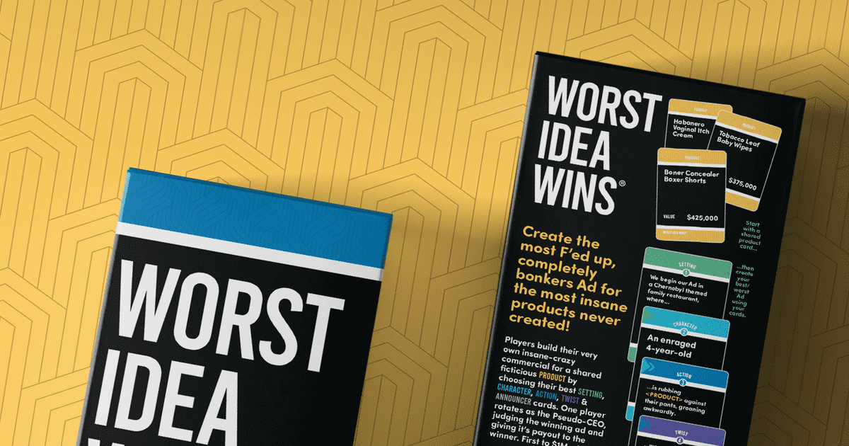 Worst Idea Wins | Board Game | BoardGameGeek