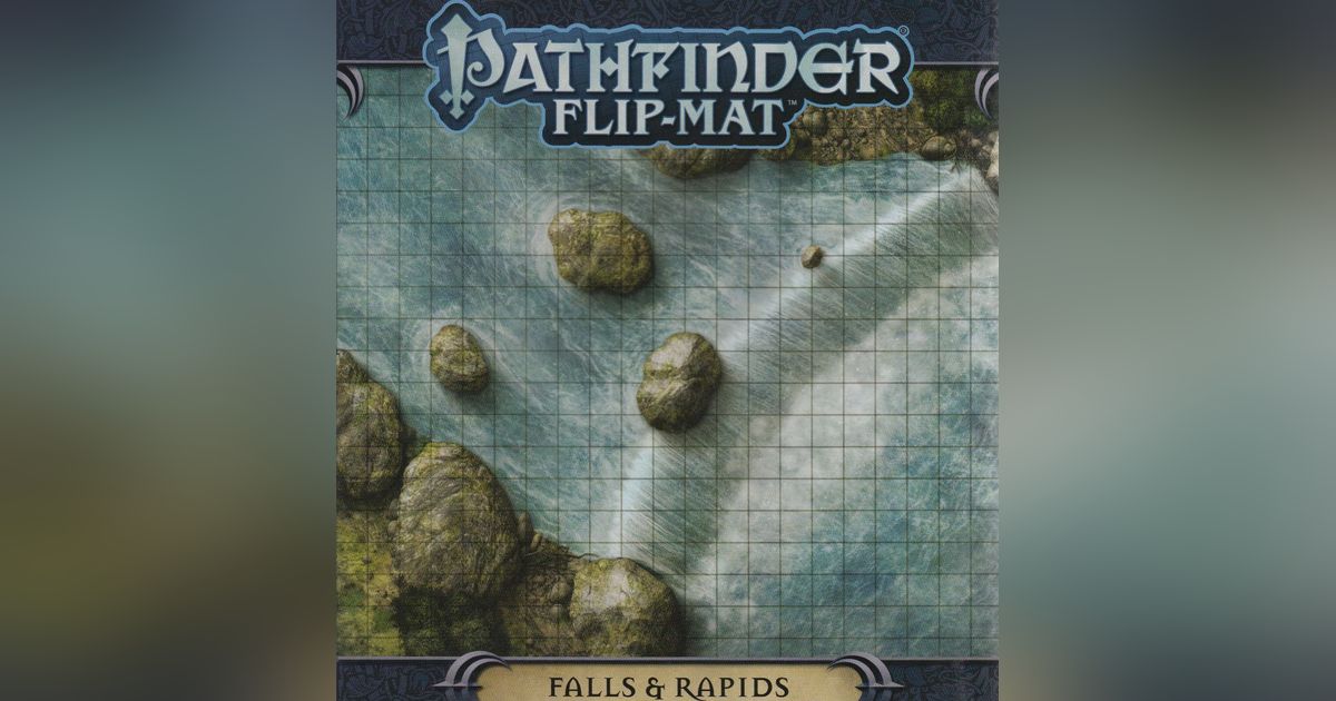 Pathfinder Flip-Mat: Falls & Rapids | RPG Item | BoardGameGeek