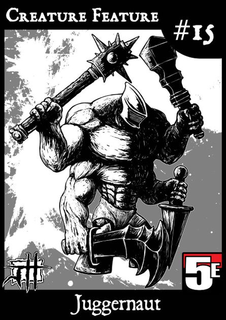 Creature Feature #15: Juggernaut | RPG Item | RPGGeek