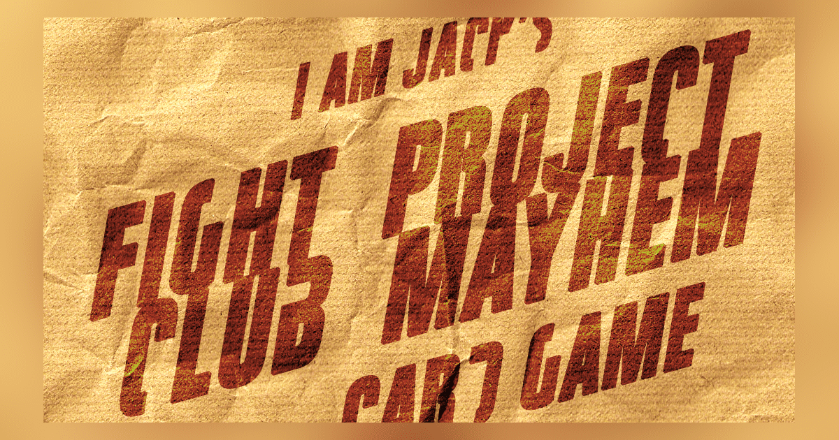Fight Club: Project Mayhem | Board Game | BoardGameGeek