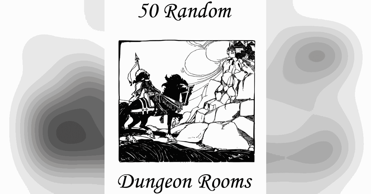 50 Random Dungeon Rooms | RPG Item | BoardGameGeek