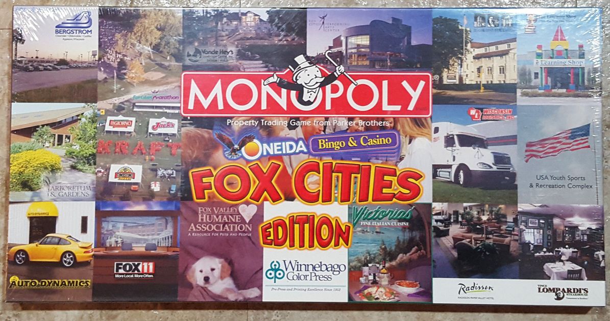 Monopoly: Fox Cities | Board Game | BoardGameGeek