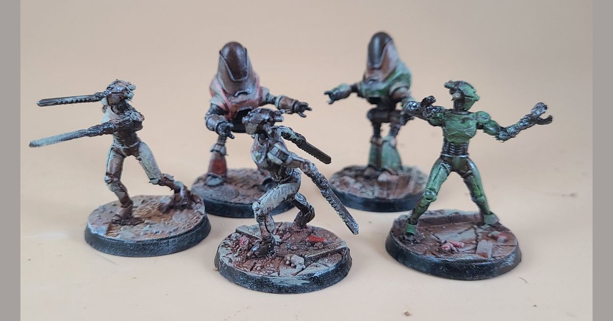 Fallout Wasteland Warfare: Assaultrons and Protectrons | Plaztiik ...