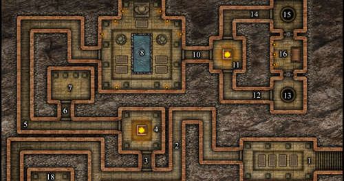 VTT Map Set 126: Crypt of the Dwarven Lords | RPG Item | RPGGeek
