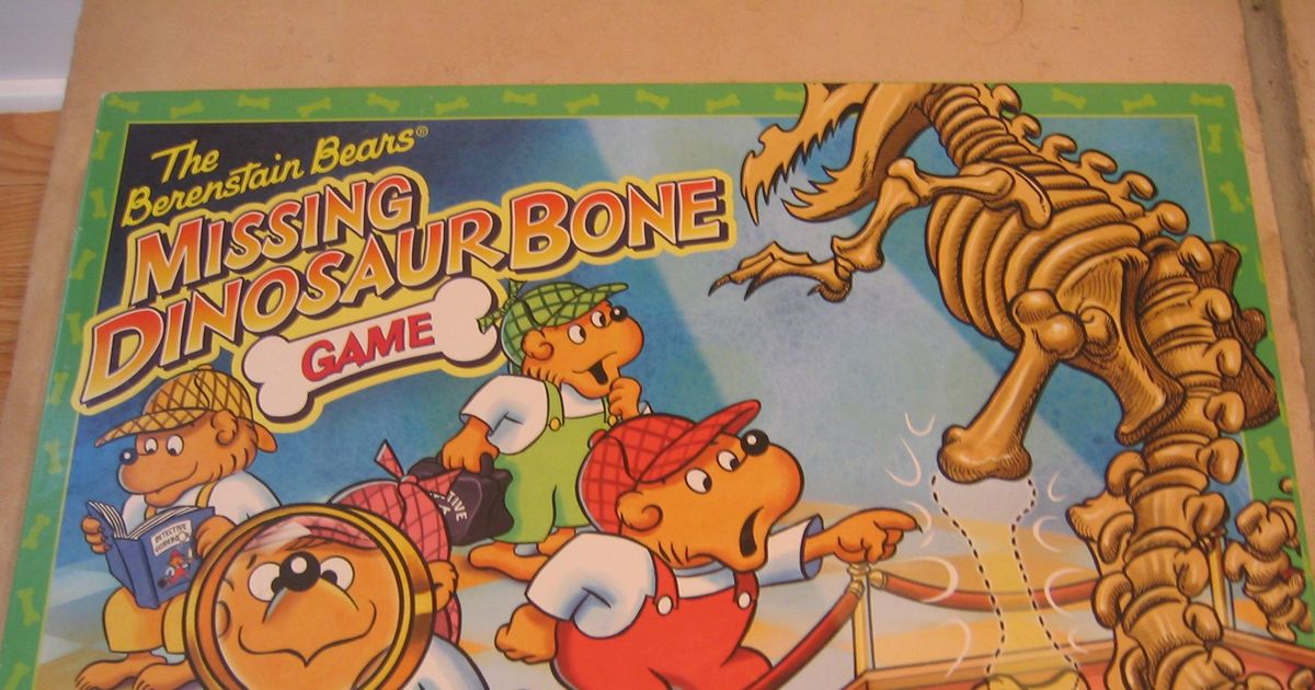 The Berenstain Bears Missing Dinosaur Bone Game | Board Game ...