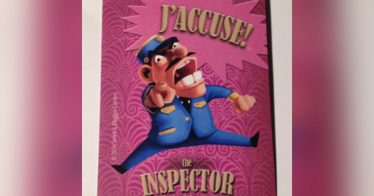 J'Accuse!: The Inspector | Board Game | BoardGameGeek