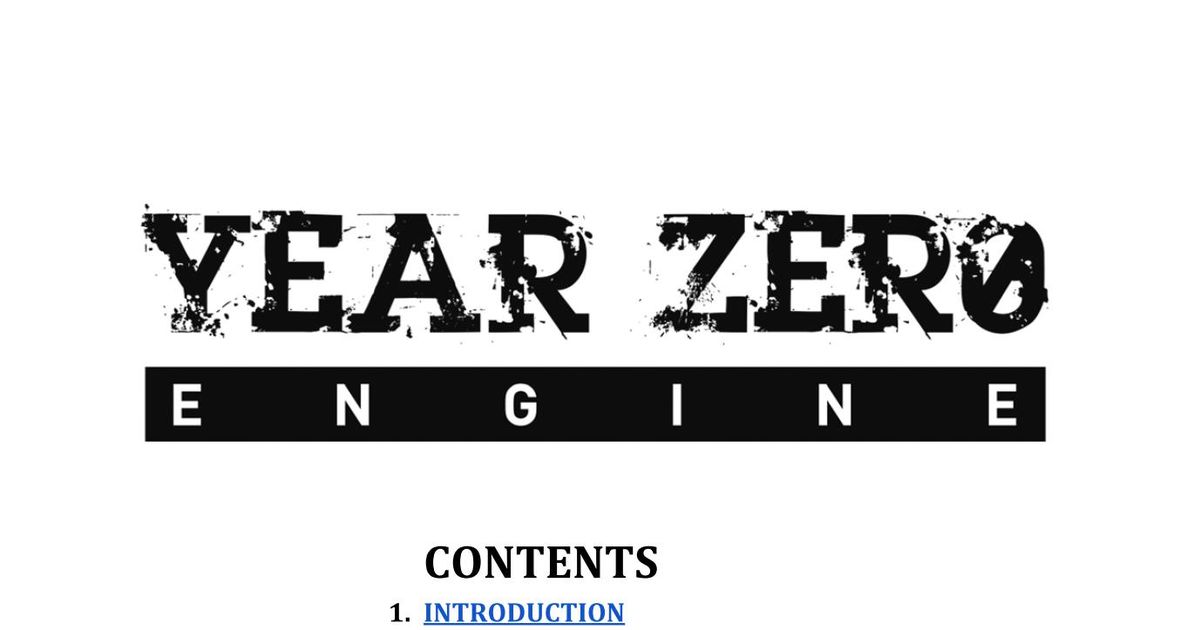 Year Zero Engine | RPG Item | RPGGeek