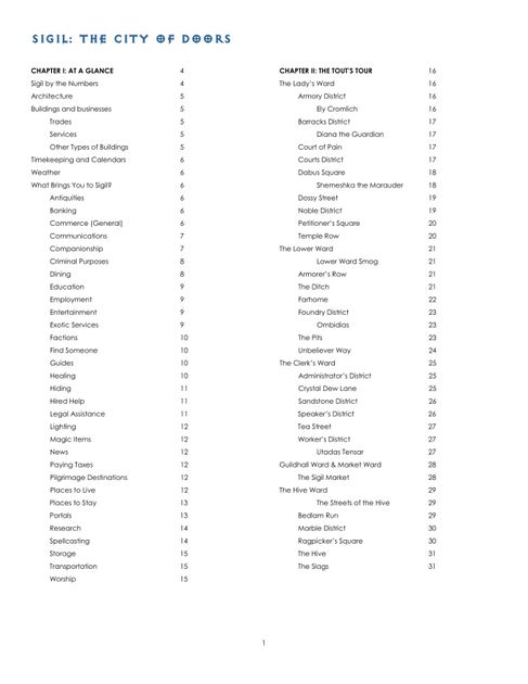 Sigil: The City of Doors | RPG Item | BoardGameGeek