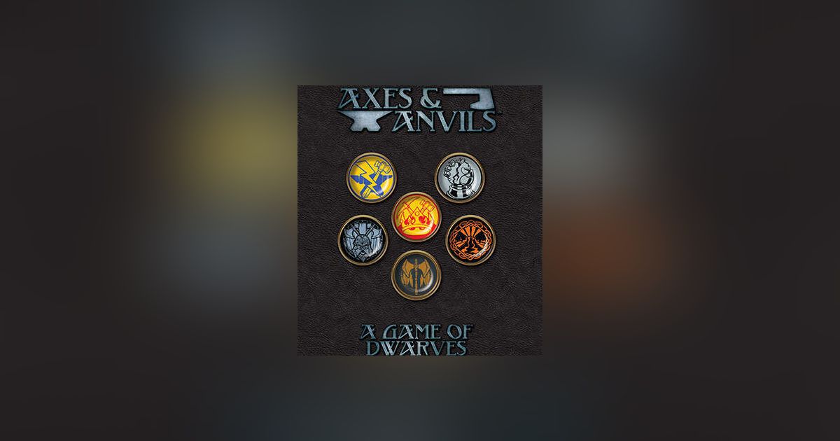 Axes & Anvils: A Game of Dwarves | RPG Item | BoardGameGeek