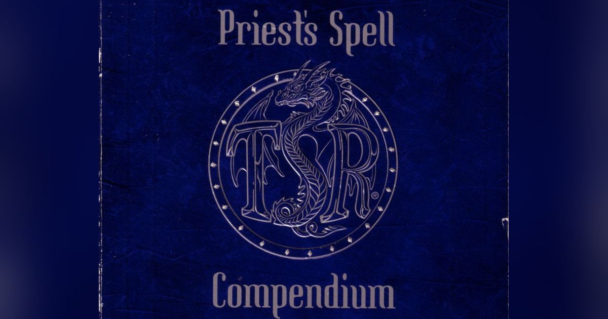 Priest's Spell Compendium, Volume One | RPG Item | RPGGeek