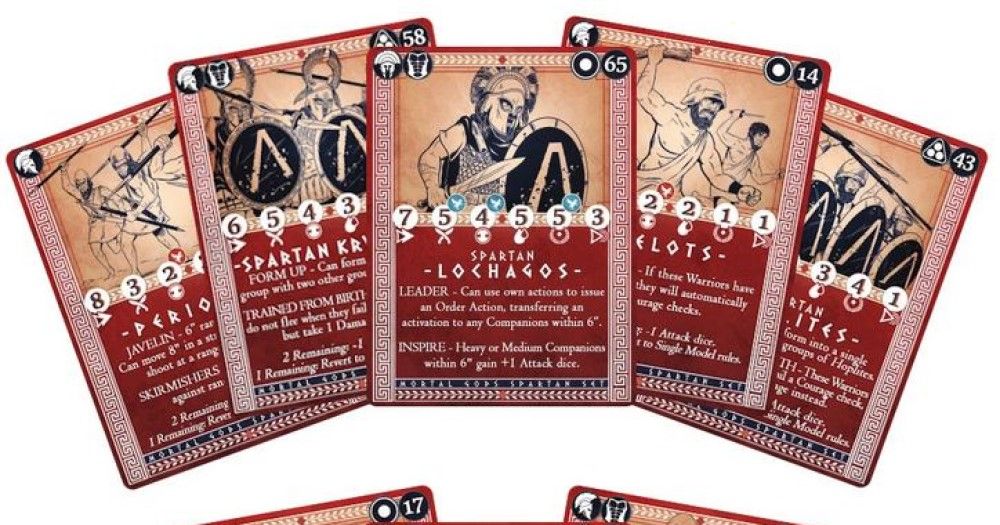 Mortal Gods: Spartan Card Set & Rules Booklet | Board Game | BoardGameGeek