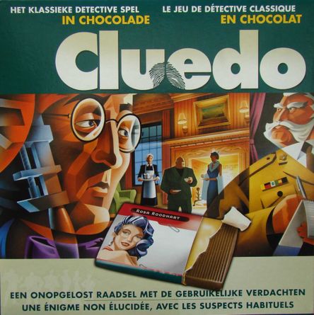 15 different backs for printing custom cards | Cluedo: Chocolate Edition