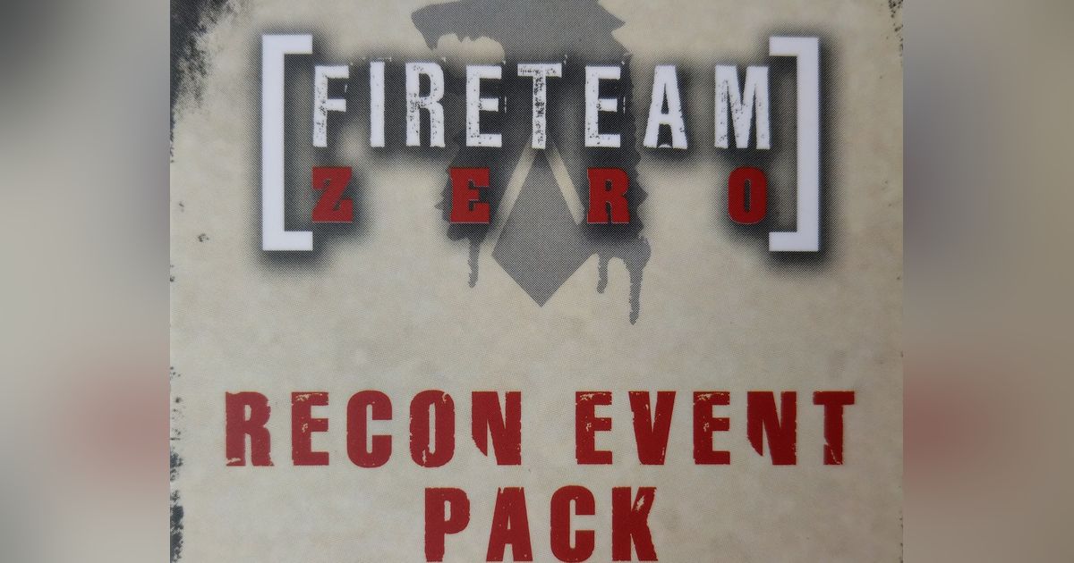 Fireteam Zero: Recon Event Pack | Board Game | BoardGameGeek