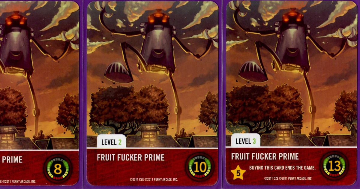 Penny Arcade: The Game – Fruit F***er Prime Boss Promo | Board Game ...