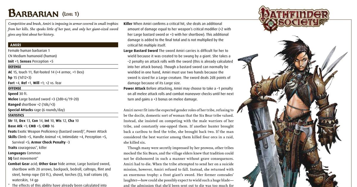 medium armor pathfinder 1e