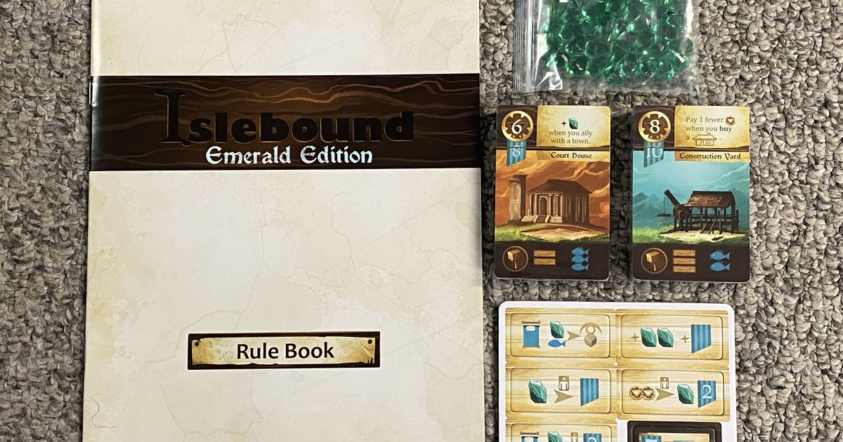 Islebound: Emerald Edition Upgrade Pack | Board Game Accessory ...