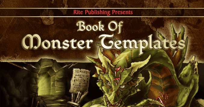 Book of Monster Templates | RPG Item | BoardGameGeek