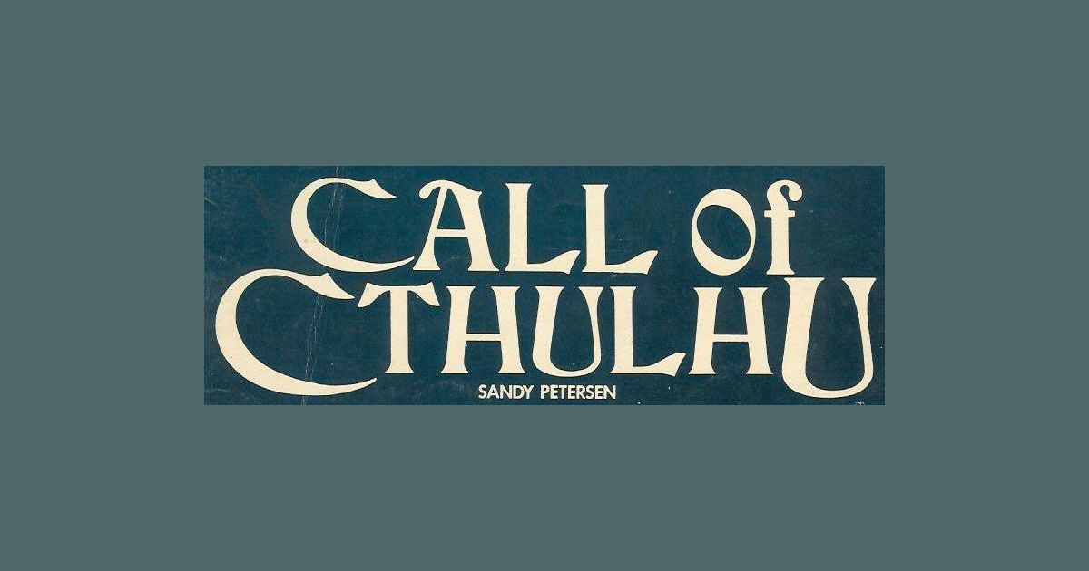 Dread - A solo adventure for Call of Cthulhu | Call of Cthulhu (1st ...