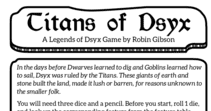 Titans of Dsyx | Board Game | BoardGameGeek