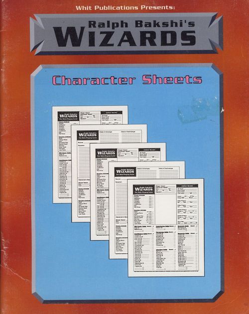 Character Sheets | RPG Item | RPGGeek