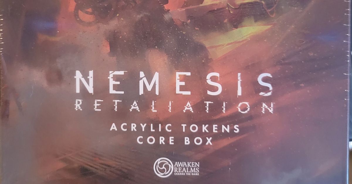 Nemesis: Retaliation – Acrylic Tokens: Core Box | Board Game Accessory ...