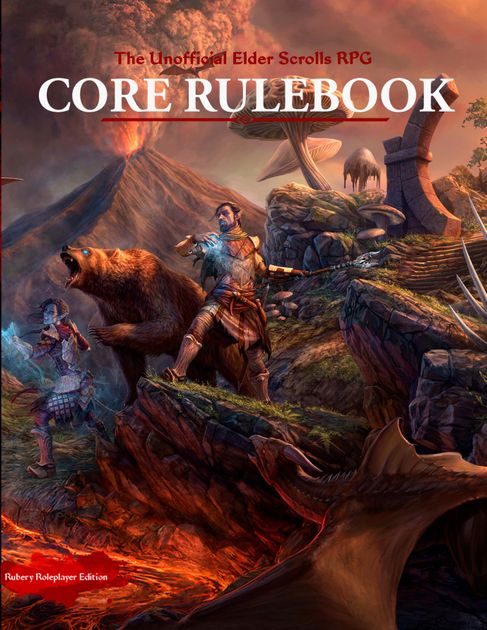 The Unofficial Elder Scrolls RPG: Core Rulebook (RR Edition) | RPG Item ...