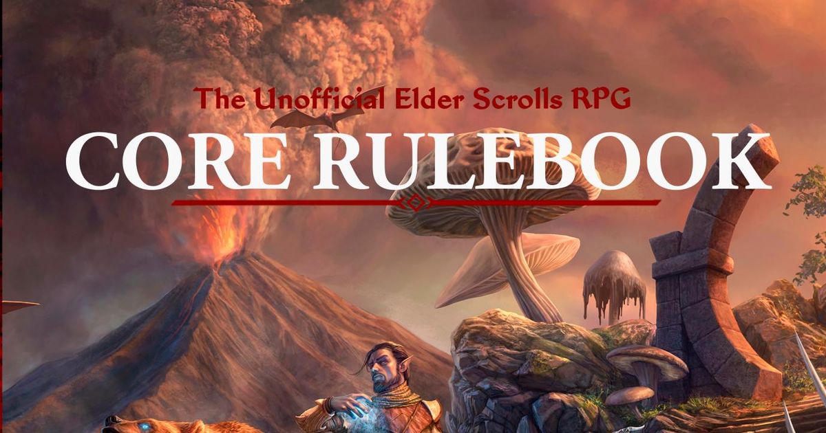 The Unofficial Elder Scrolls RPG: Core Rulebook (RR Edition) | RPG Item ...