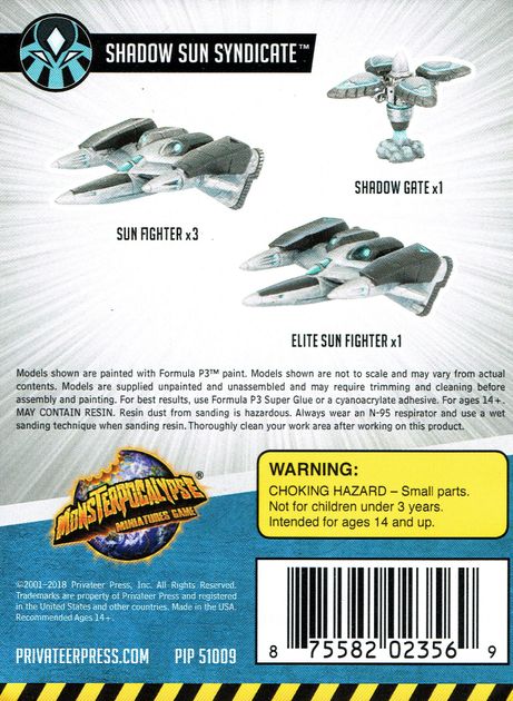 Monsterpocalypse Miniatures Game: Shadow Sun Syndicate Unit Expansion 2 ...