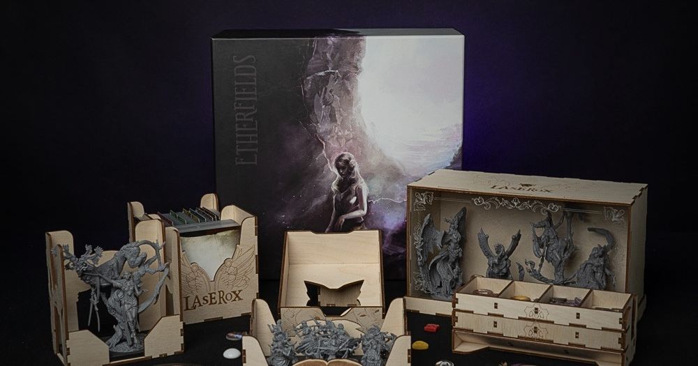 Etherfields: Laserox Organizer | Board Game Accessory | BoardGameGeek